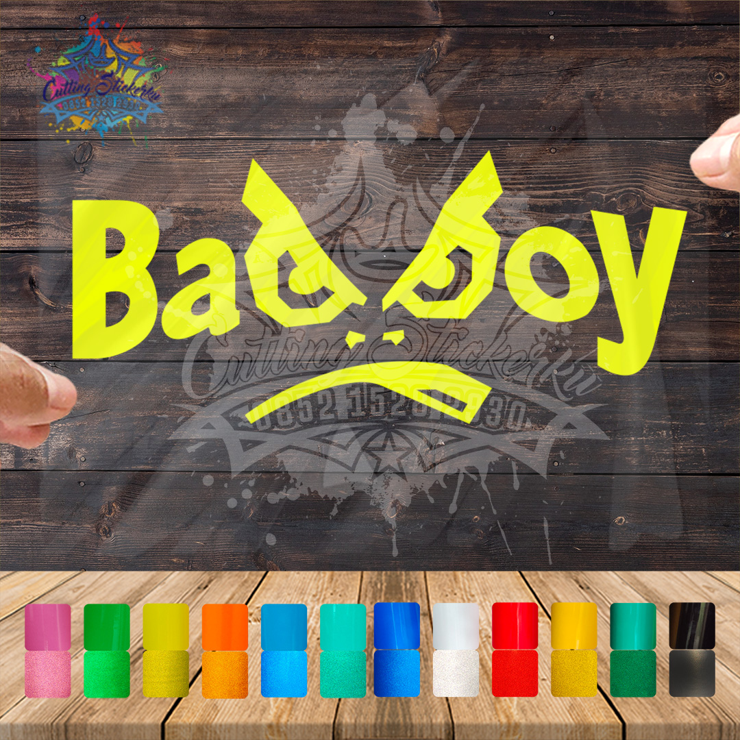 Cutting Stiker Bad Boy Variasi Motor Mobil Sticker Kaca Cover Keren ...