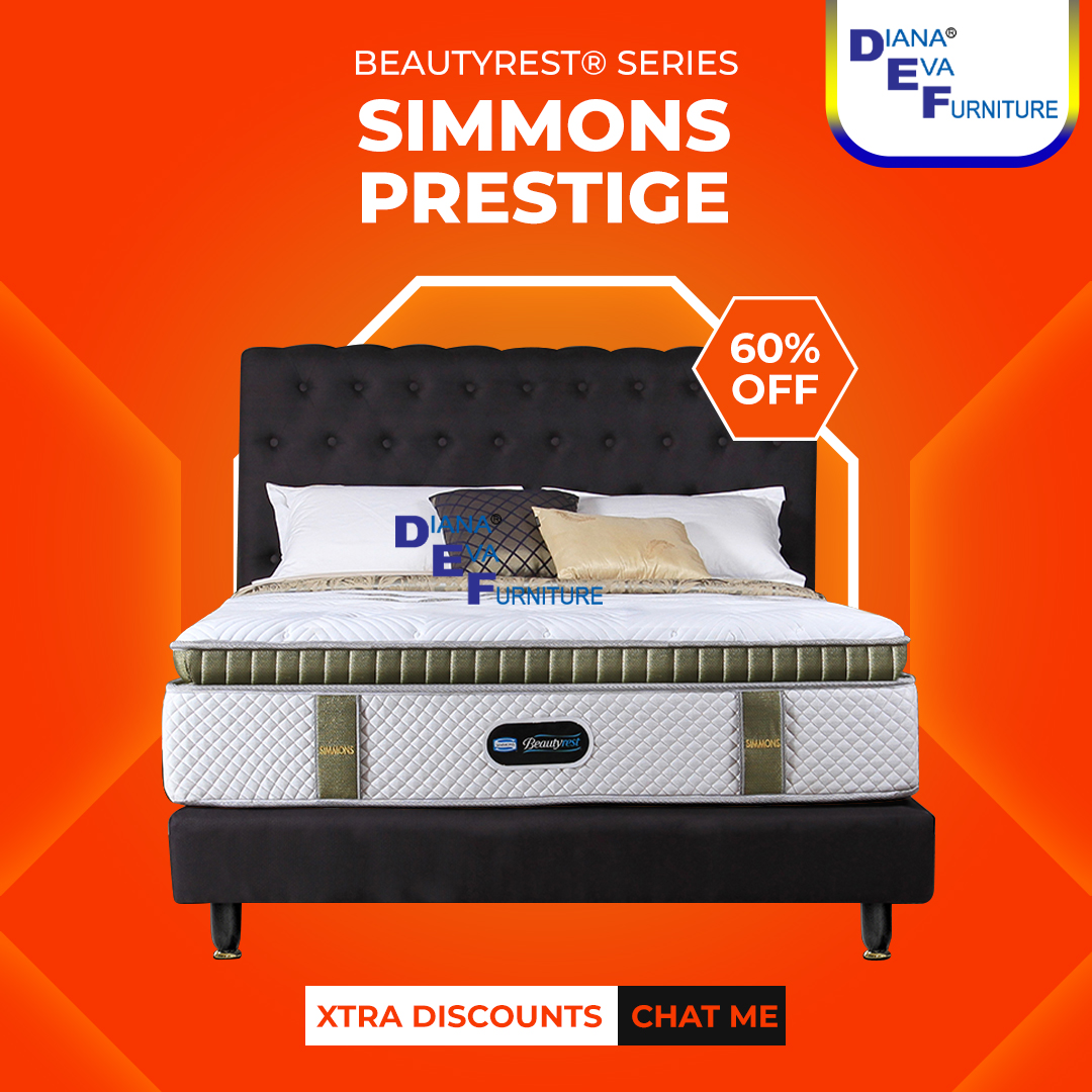 Simmons Prestige Full Set Kasur Springbed | Lazada Indonesia