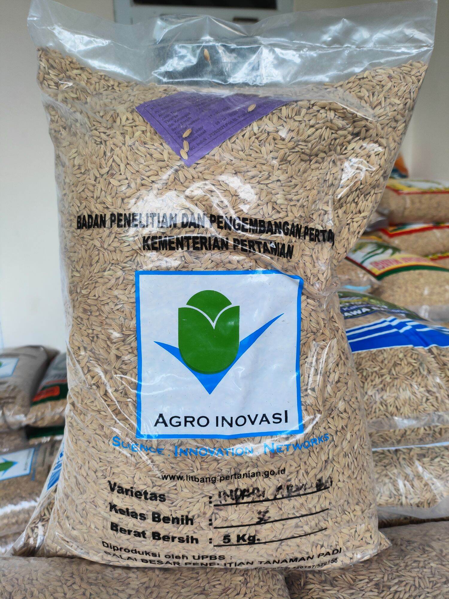 Benih Padi Merah Wangi Bersertifikat Inpari Arumba 5 Kg Agri Inovasi ...