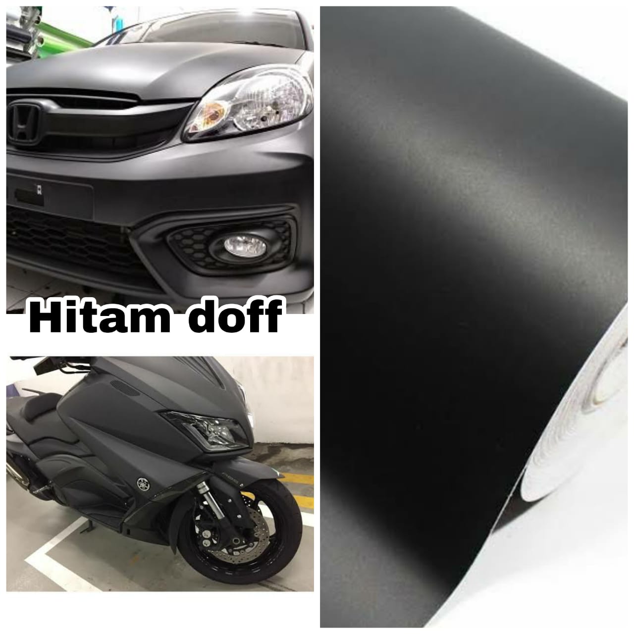 Skotlet Hitam Doff 1Meter | Lazada Indonesia