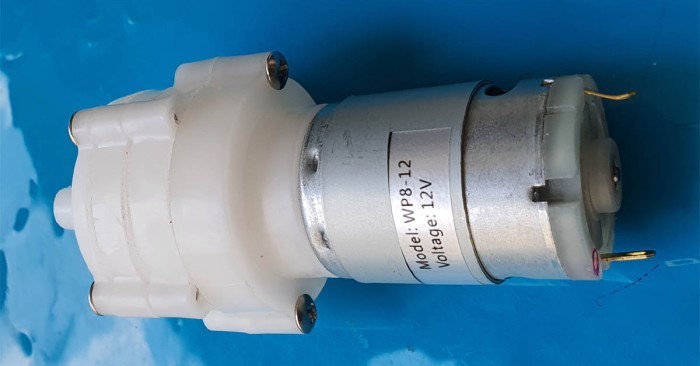 Pompa Air Mini Dc 12V, Pompa Akuarium Kecepatan 2.5 Liter Per Menit ...