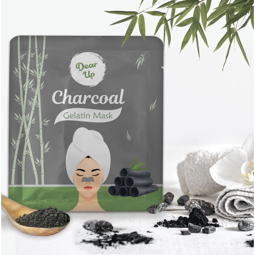 [BPOM] DEAR UP Gelatin Mask | Masker Komedo Gelatin Organik Bubuk BPOM ...