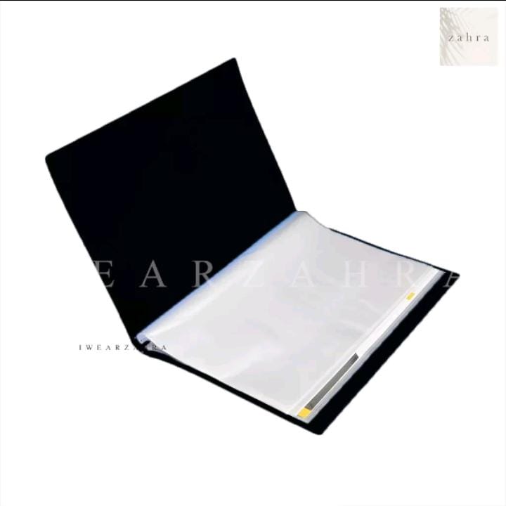 Map Plastik Clear Holder Bening Pocket Map Warna Map Kerja Lembaran ATK ...