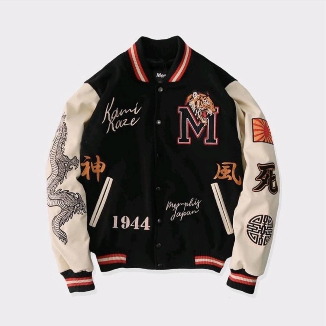VARSITY JACKET MEMPHISORIGINS TORA jaket bomber memphis origins ...