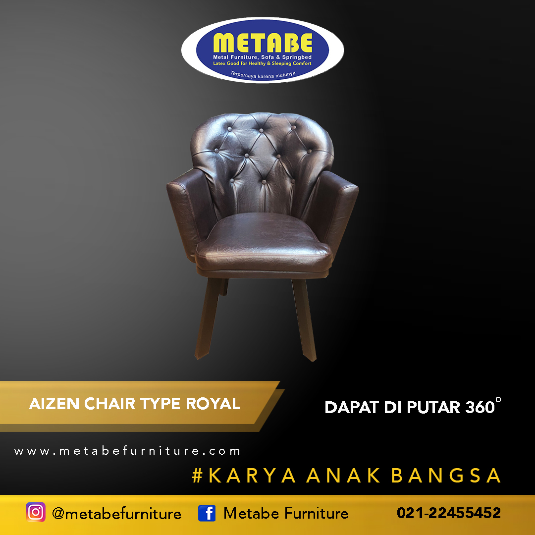 Aizen Chair Type Royal Metabe Furniture | Lazada Indonesia