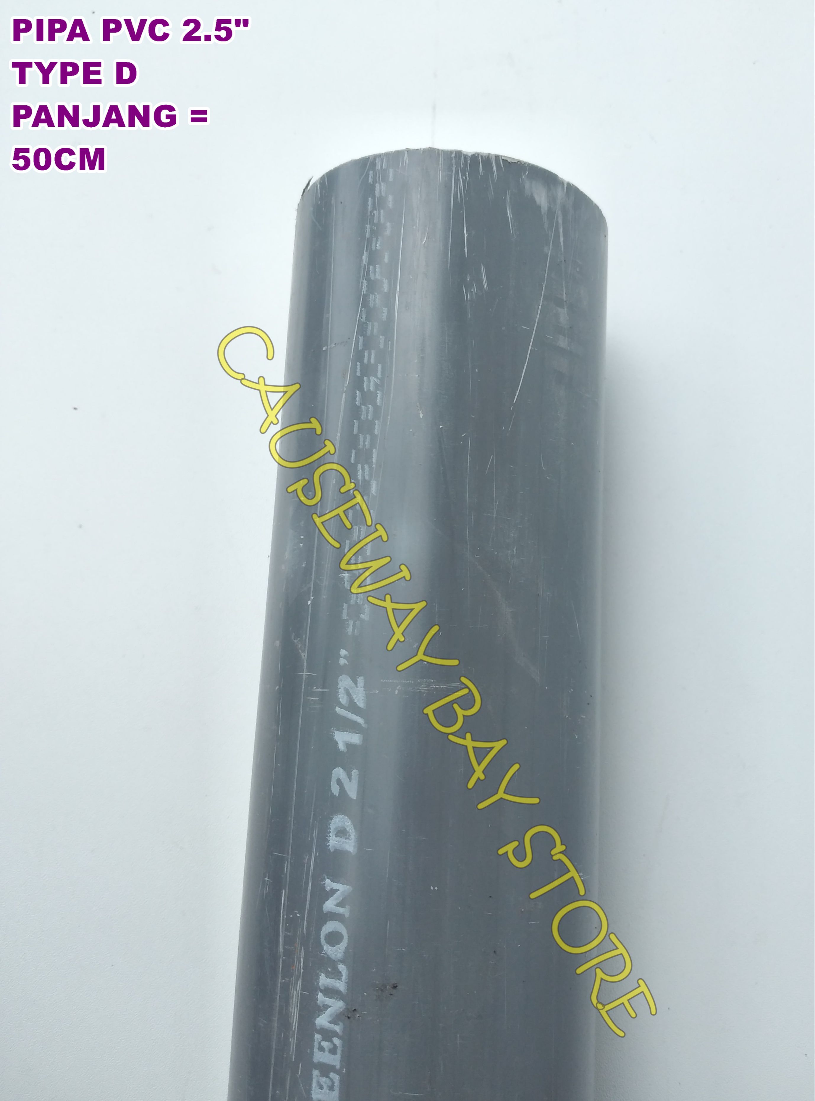 PIPA PVC 2.5 INCH TYPE D (PANJANG 50cm) | Lazada Indonesia