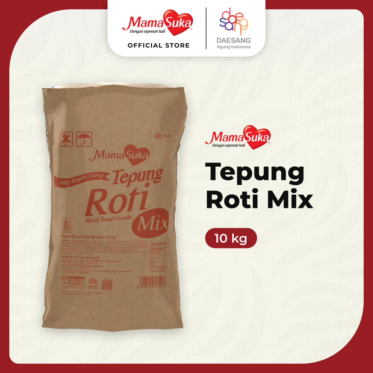 MamaSuka - Tepung Roti Mix 10 Kg | Lazada Indonesia
