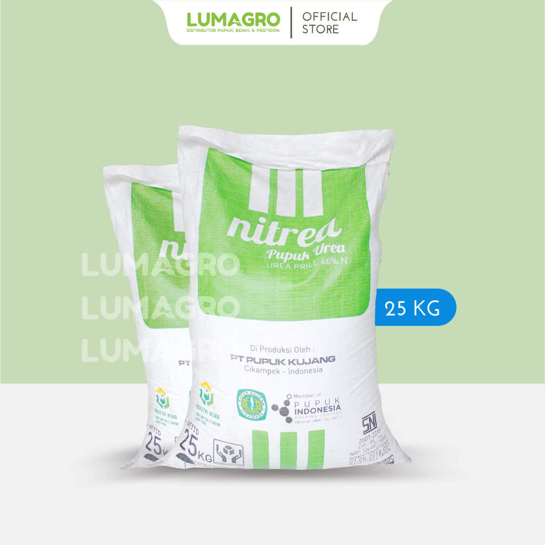 Pupuk Nitrea 5kg 25kg 50kg Nitrogen Penyubur Daun Penghijau Tanaman ...
