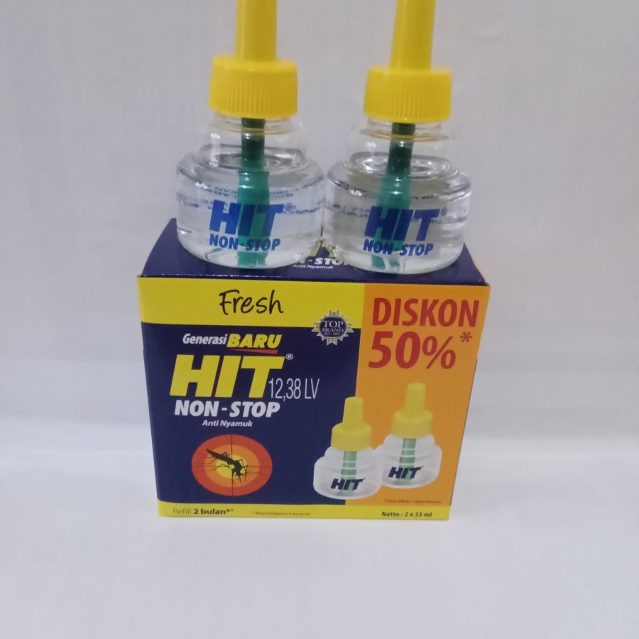 Hit nonstop refill 33ML fresh isi 2 refil isi ulang alat kemasan promo ...