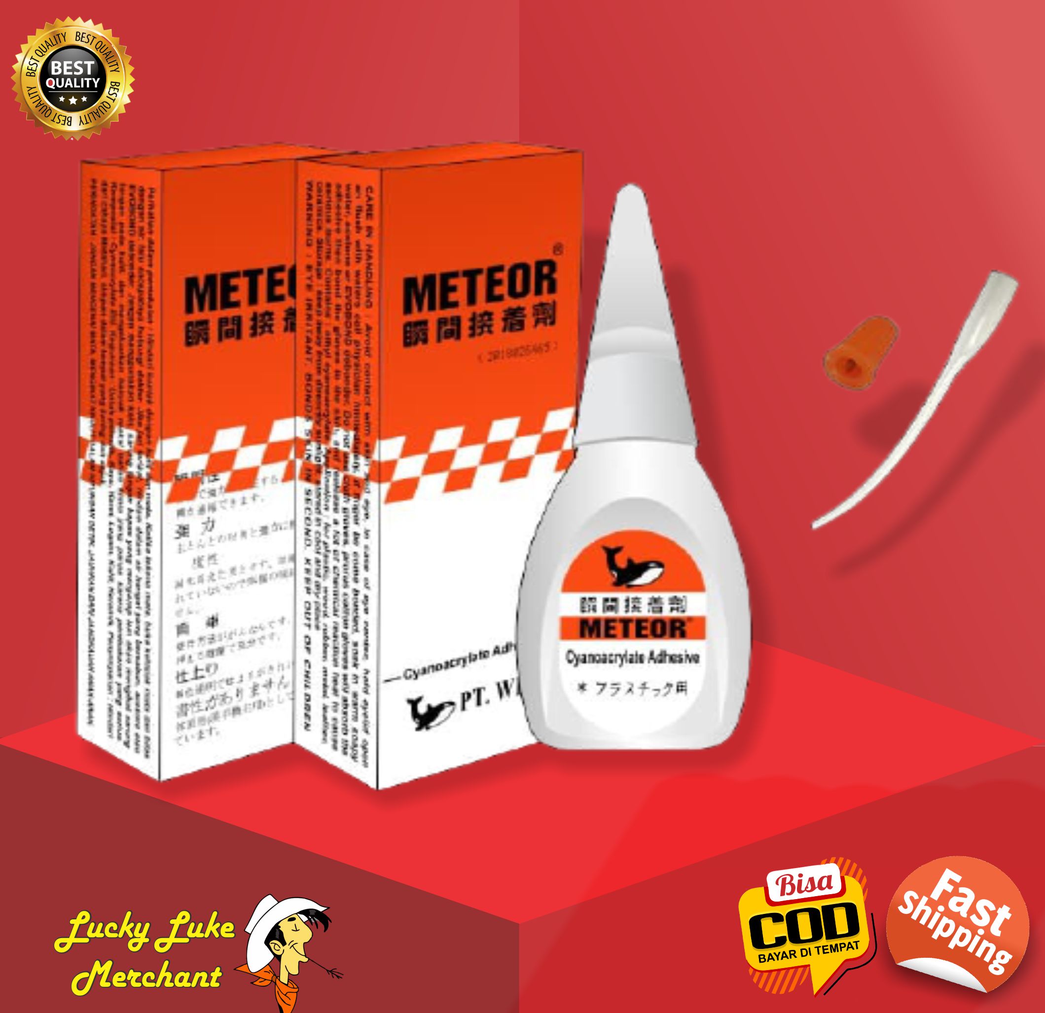 Lem Korea Super Glue Acrylic Akrilik Lem Setan Tetes Cair Meteor ...
