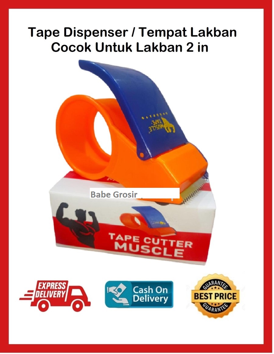 DISPENSER LAKBAN / TAPE DISPENSER / TEMPAT LAKBAN | Lazada Indonesia