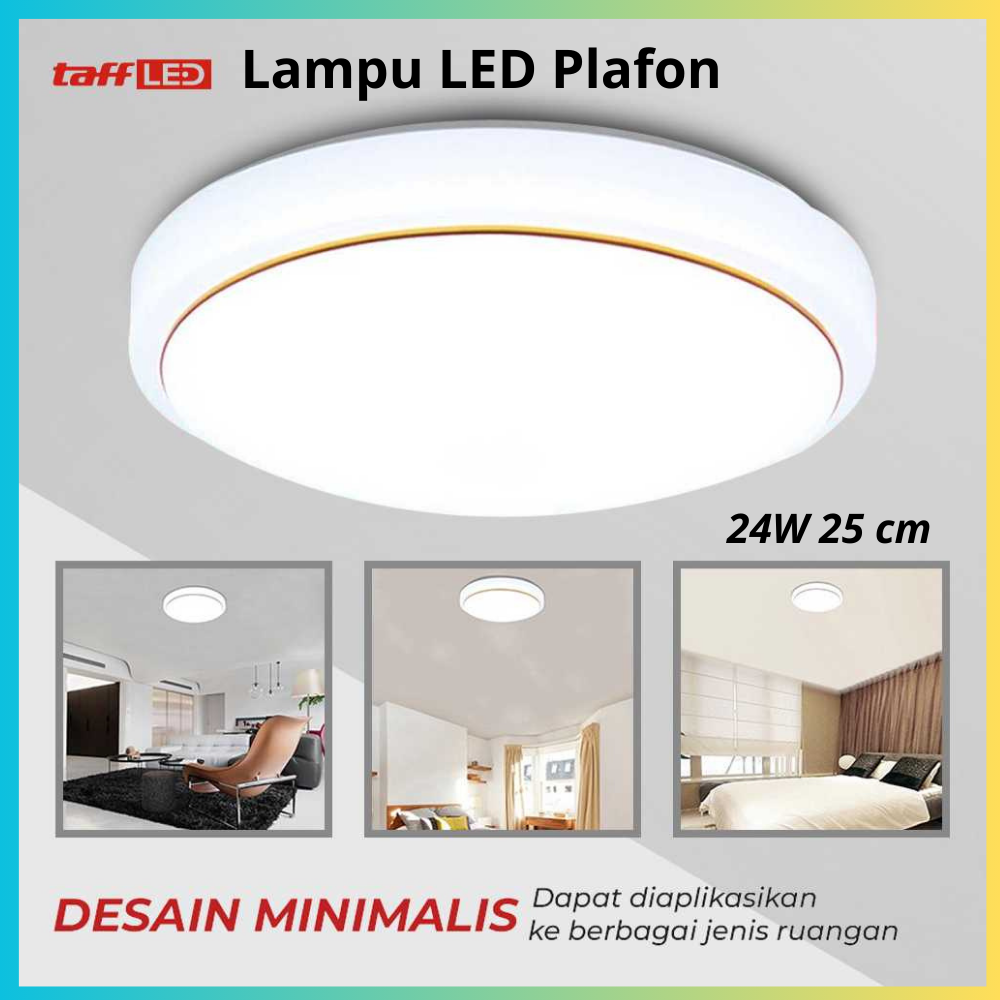 TERLARIS PENGIRIMAN CEPAT COD TaffLED Lampu LED Plafon Modern 24W 25 cm ...