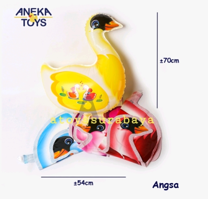 balon upin dan ipin , swan ( balong karakter/terbang/gas/helium ...