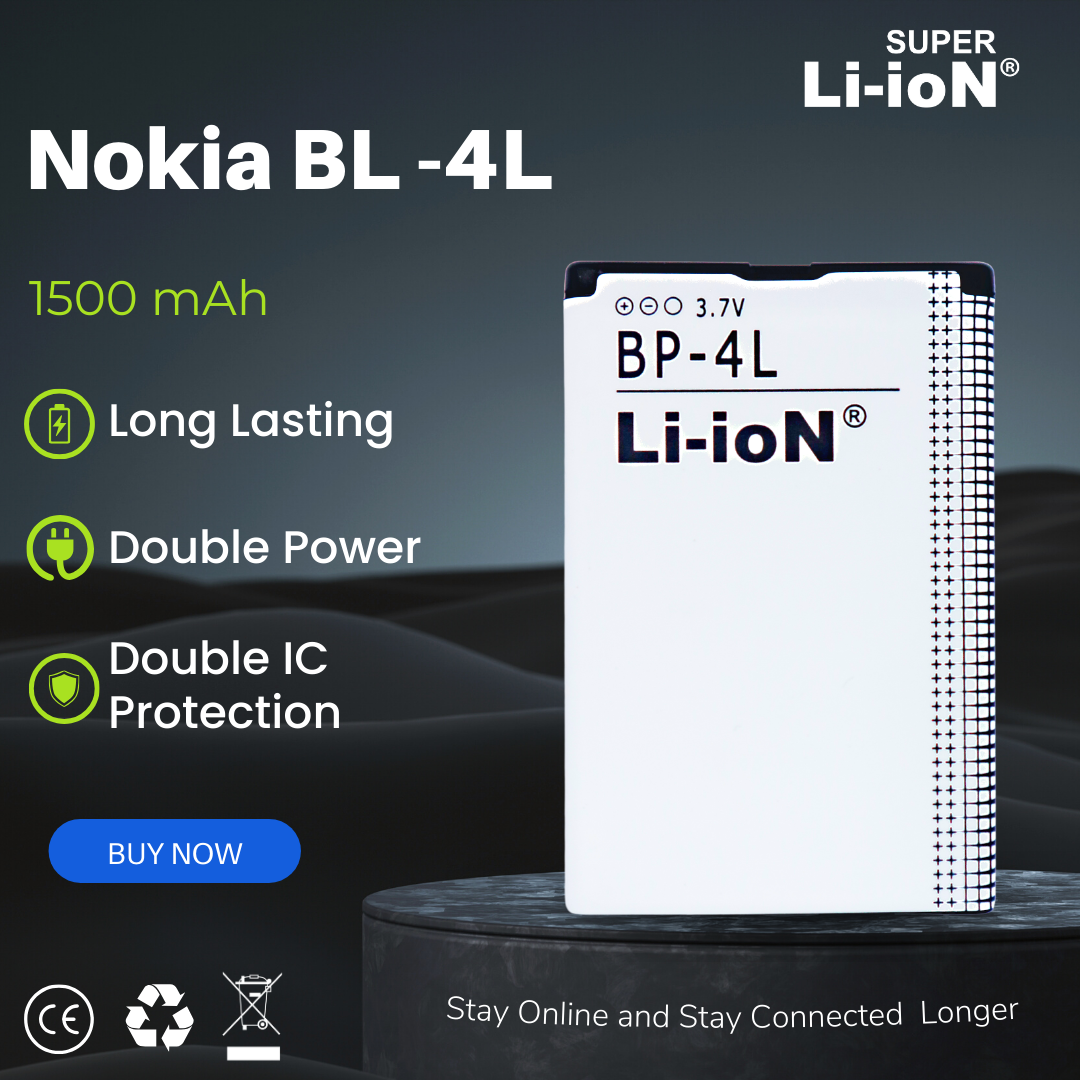 Li-ioN Baterai Nokia BL-4L E63/E71/E90/E72/E73/E810 | Lazada Indonesia