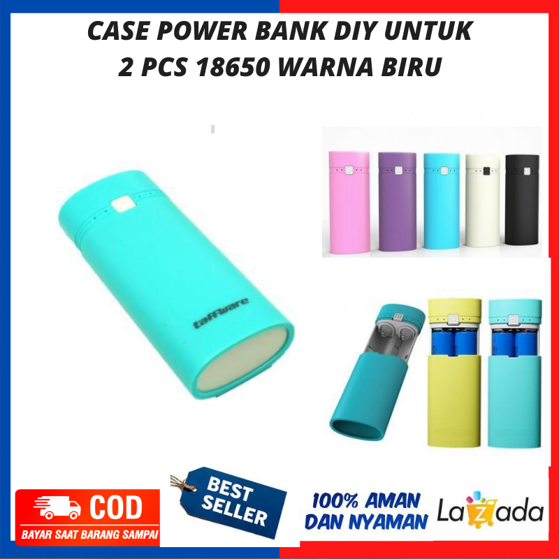 Barang COD - Case Power Bank 18650 / Taffware Case Power Bank DIY Untuk ...
