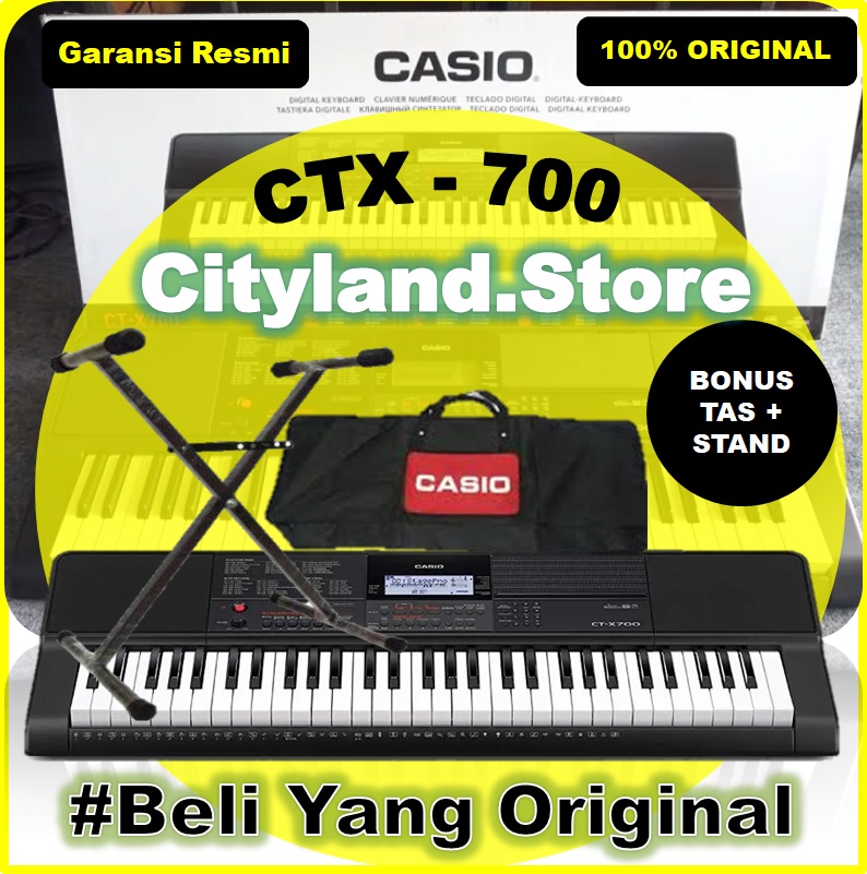 Keyboard Casio Ctx700/ Ctx 700/ Ctx-700 Original Garansi Resmi | Lazada ...