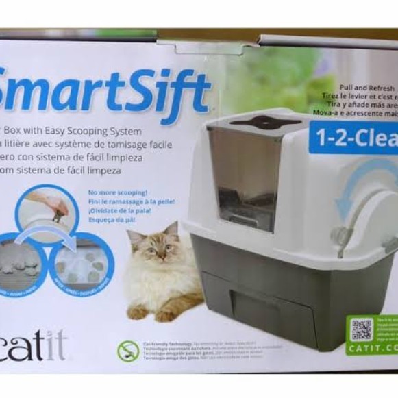 Catit Smartsift Cat Litter Box Automatic - Bak Pasir Kucing Besar ...