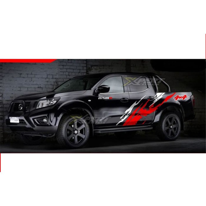 TERBAIK CUTTING STICKER NAVARA STIKER NAVARA DOUBLE CABIN STICKER HILUX ...