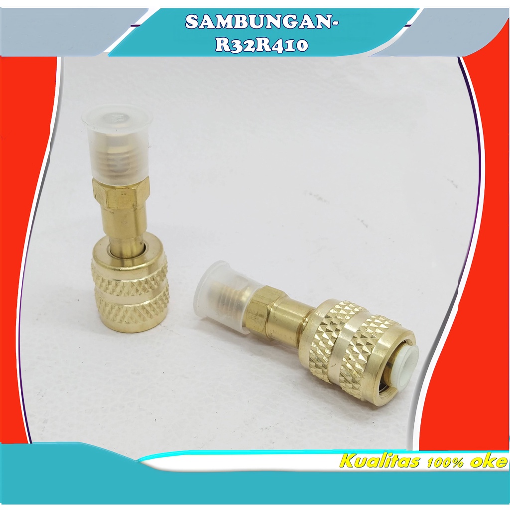 SAMBUNGAN R 410 NEPEL R32 & R410 | ADAPTER / KONEKTOR KRAN OUT DOOR KE SELANG MANIFOLD ...