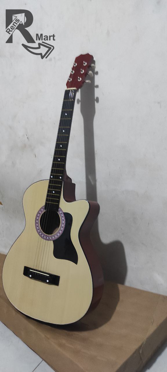 GITAR AKUSTIK NARTURAL COSTUME MURAH MERIAH COCOK UNTUK BELAJAR ...