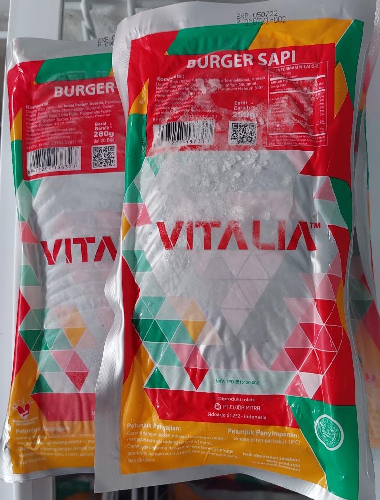 VITALIA BURGER SAPI ISI 20 (280g) | Lazada Indonesia