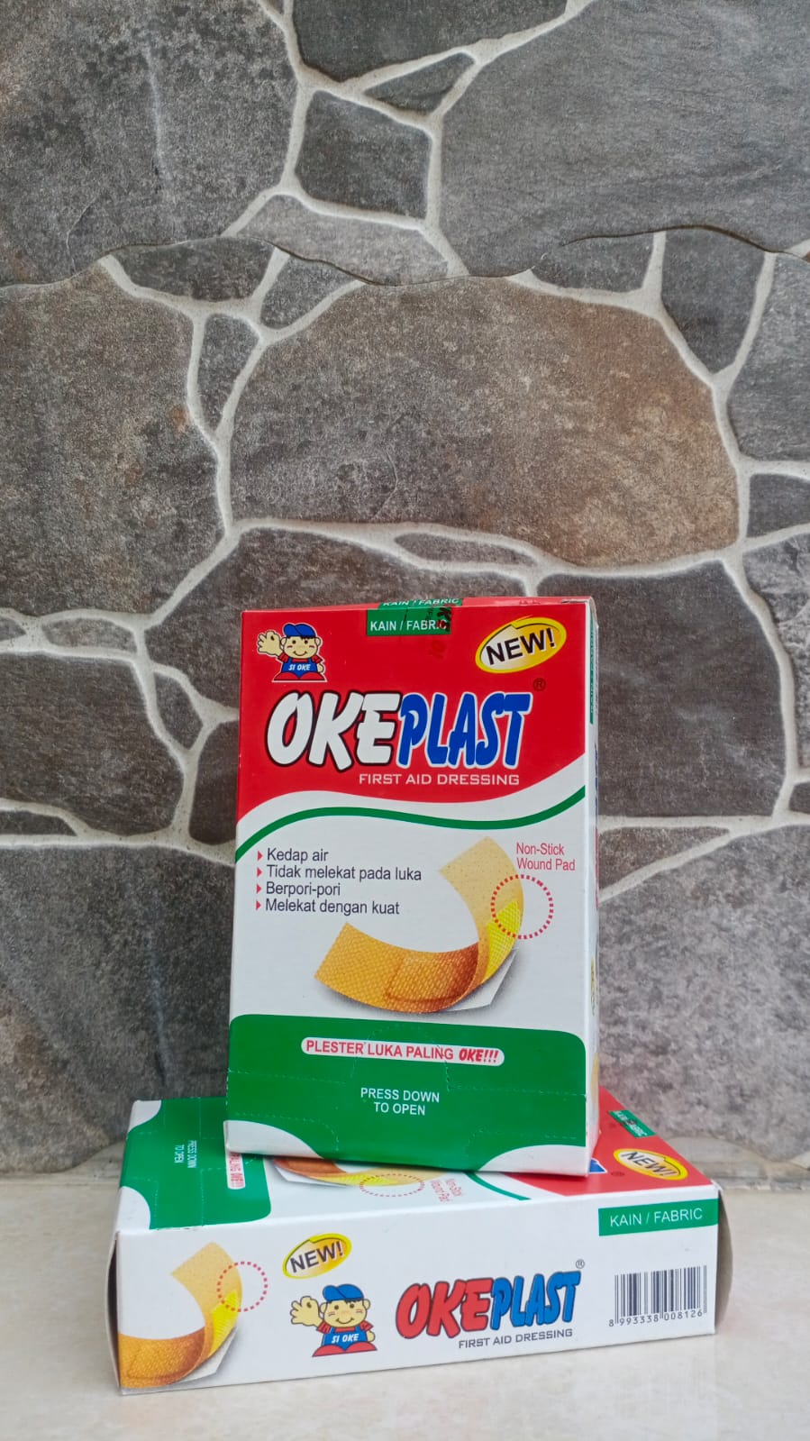 Okeplast Plester Oke Plast Isi 100 Pcs Plester Luka OKEPLAST Isi 100 ...