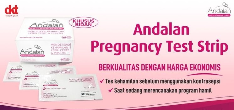 Andalan Pregnancy Test Strip - Alat Tes Kehamilan Pribadi Akurat ...