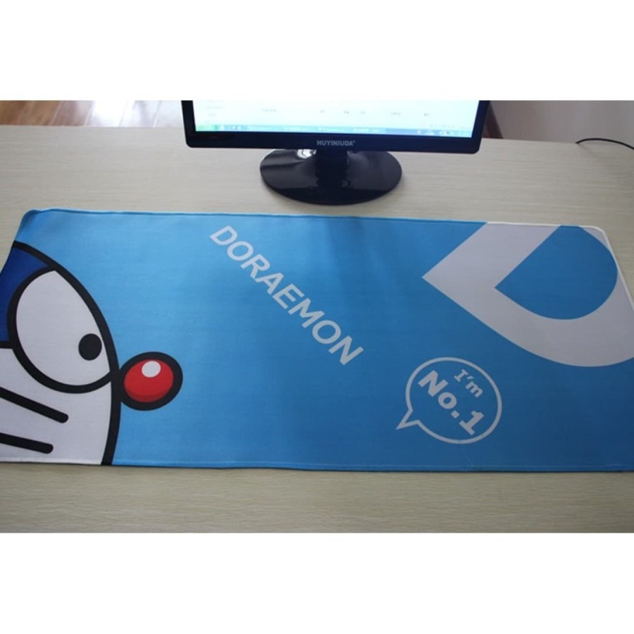 Mousepad Besar Lebar Gaming Mouse Pad Rubber Doraemon uk 90 x 40 ...
