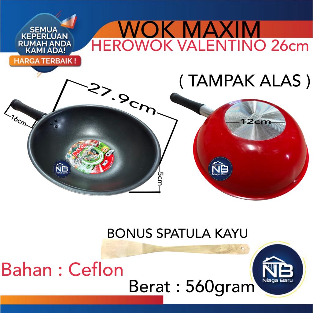 Wajan Maxim Hero Wok 26 CM | Lazada Indonesia