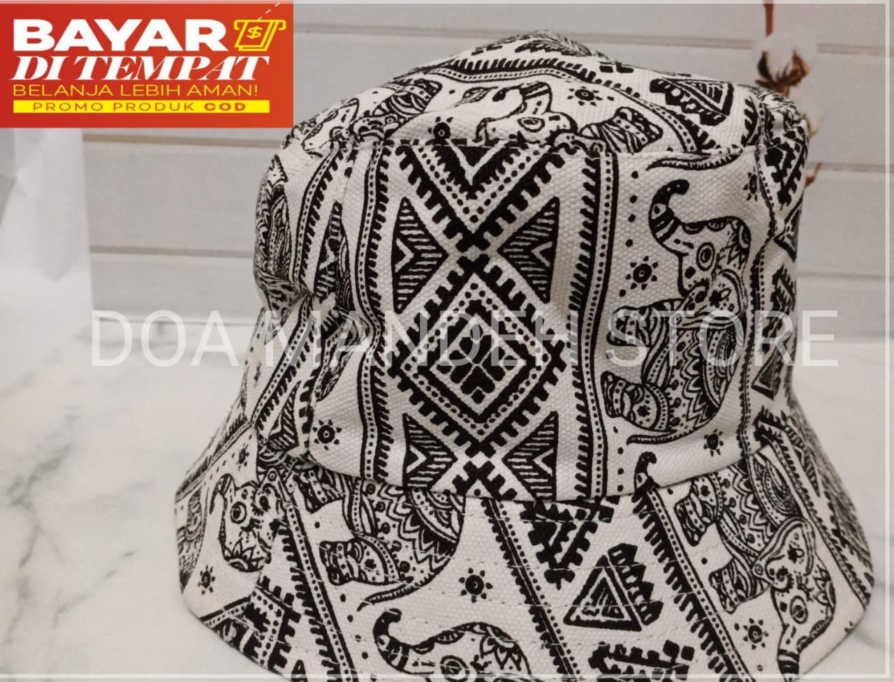 TOPI BUCKET PRIA DISTRO MOTIF BATIK KEKINIAN - HITS | Lazada Indonesia