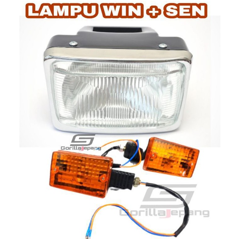 lampu depan Honda win GL100 set sen kanan kiri | Lazada Indonesia