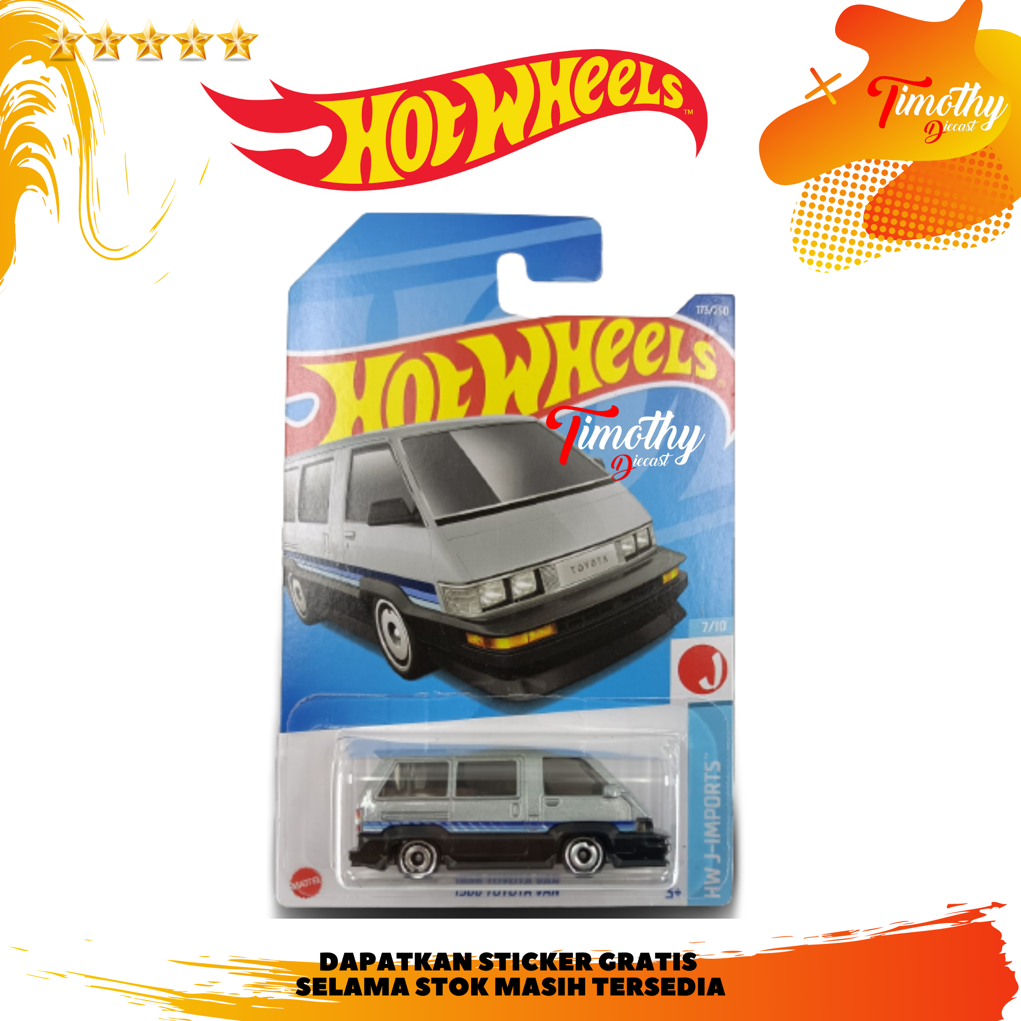 Hot Wheels 1986 Toyota Van Angkot Silver TD | Lazada Indonesia