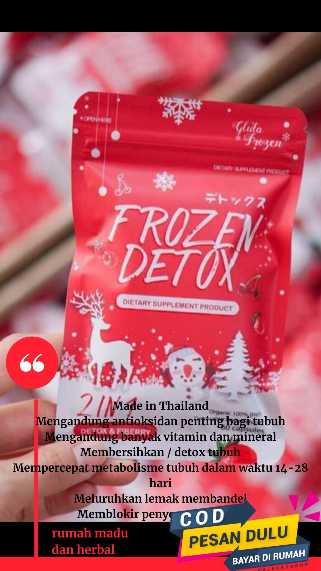 PROMO COD, OBAt LANGSING , Frozen Detox 2 in 1 by Gluta Frozen ...