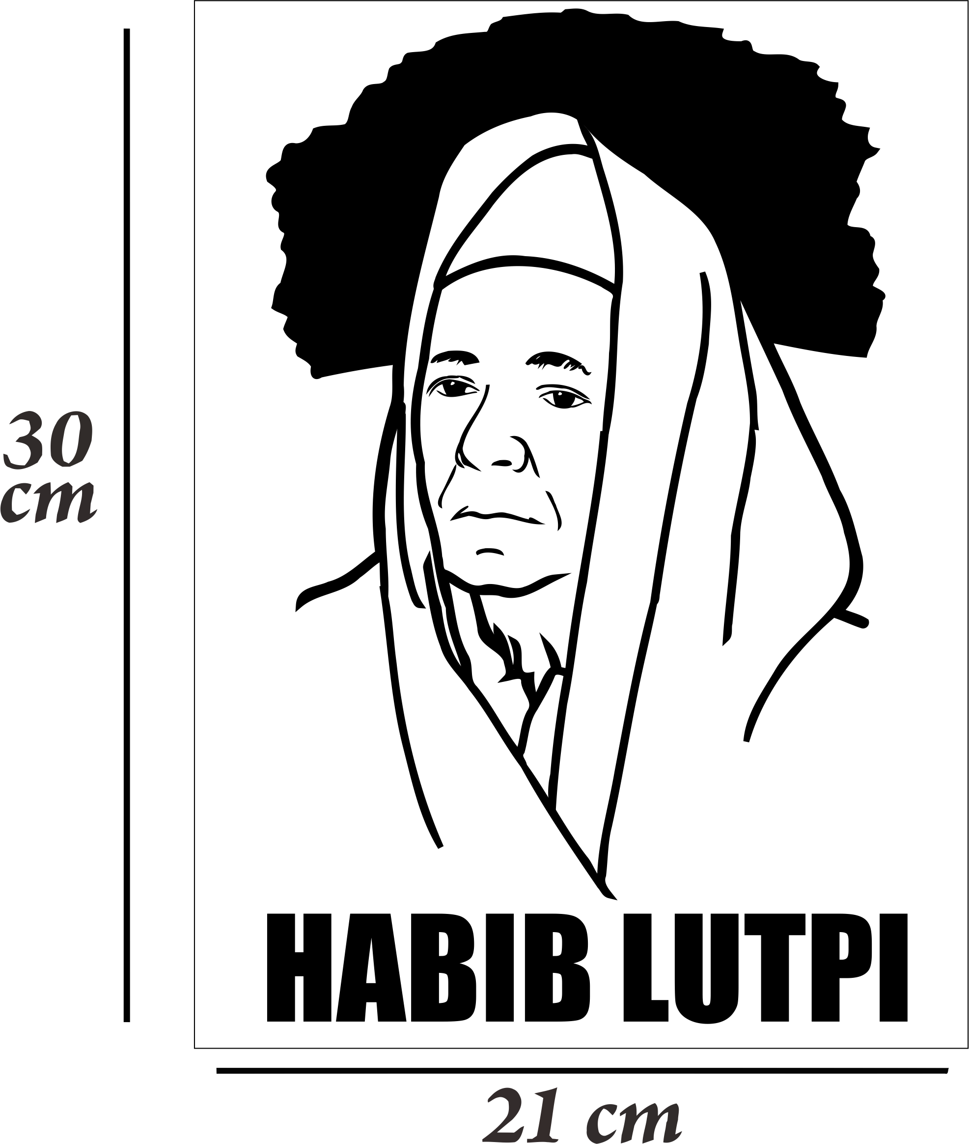 cutting sticker termurah tulisan islami FOTO KARIKATUR HABIB LUTPI ...