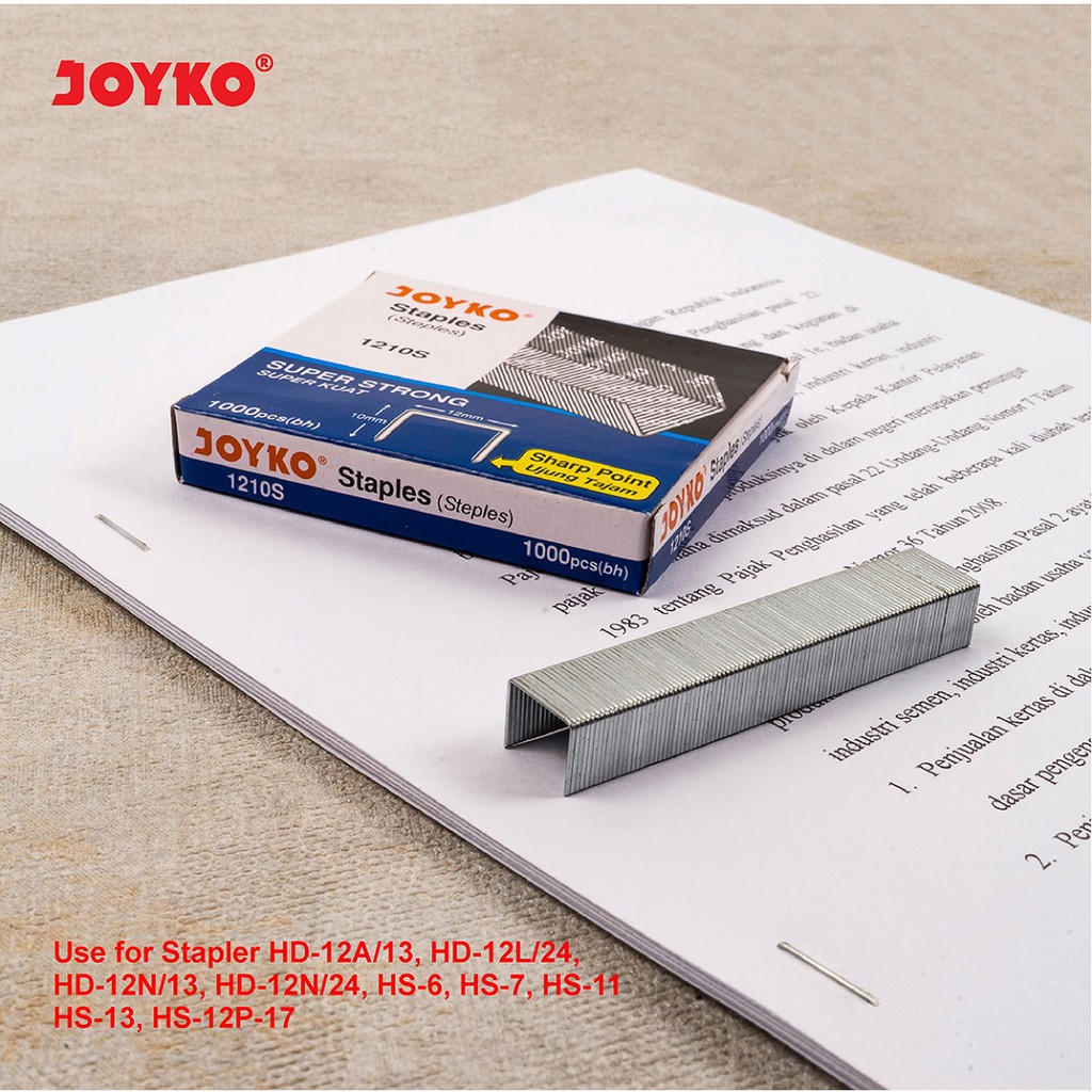 Joyko Kenko Heavy Duty Staples Isi Stapler Refill Stapler isi staples ...