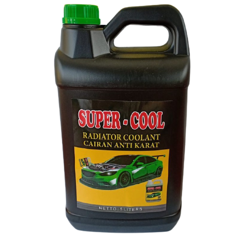 Air Radiator Coolant Warna Hijau Super Cool 5 Liter Galon | Lazada ...
