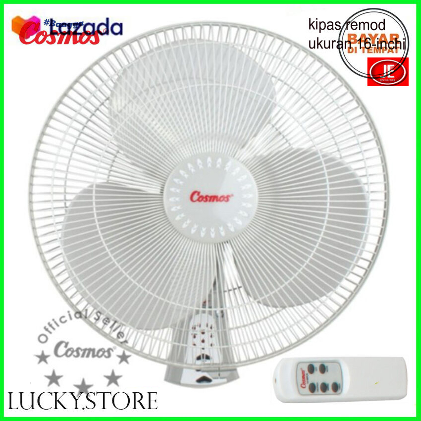 Cosmos 16-WFCR Wall Fan Kipas Angin Dinding 16 inch with Remote 16WFCR ...