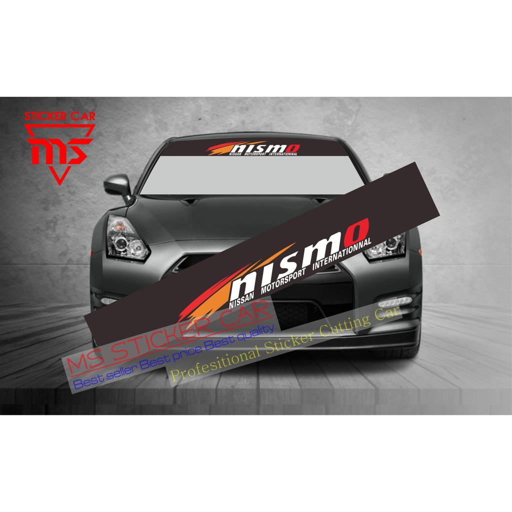 cutting sticker mobil nissan nismo stiker nismo kaca | Lazada Indonesia