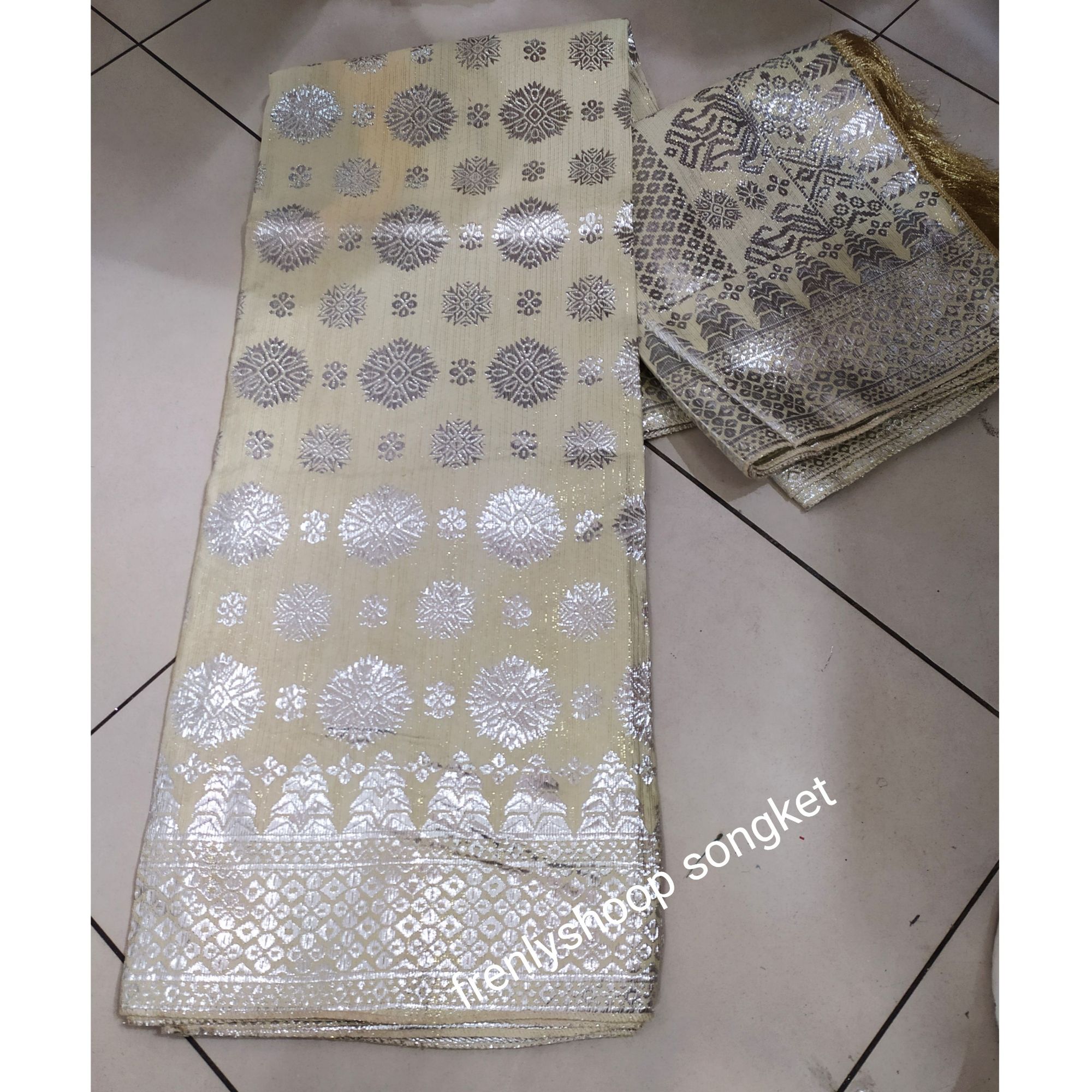 kain songket Palembang ATBM / bahan songket mesin premium Palembang ...
