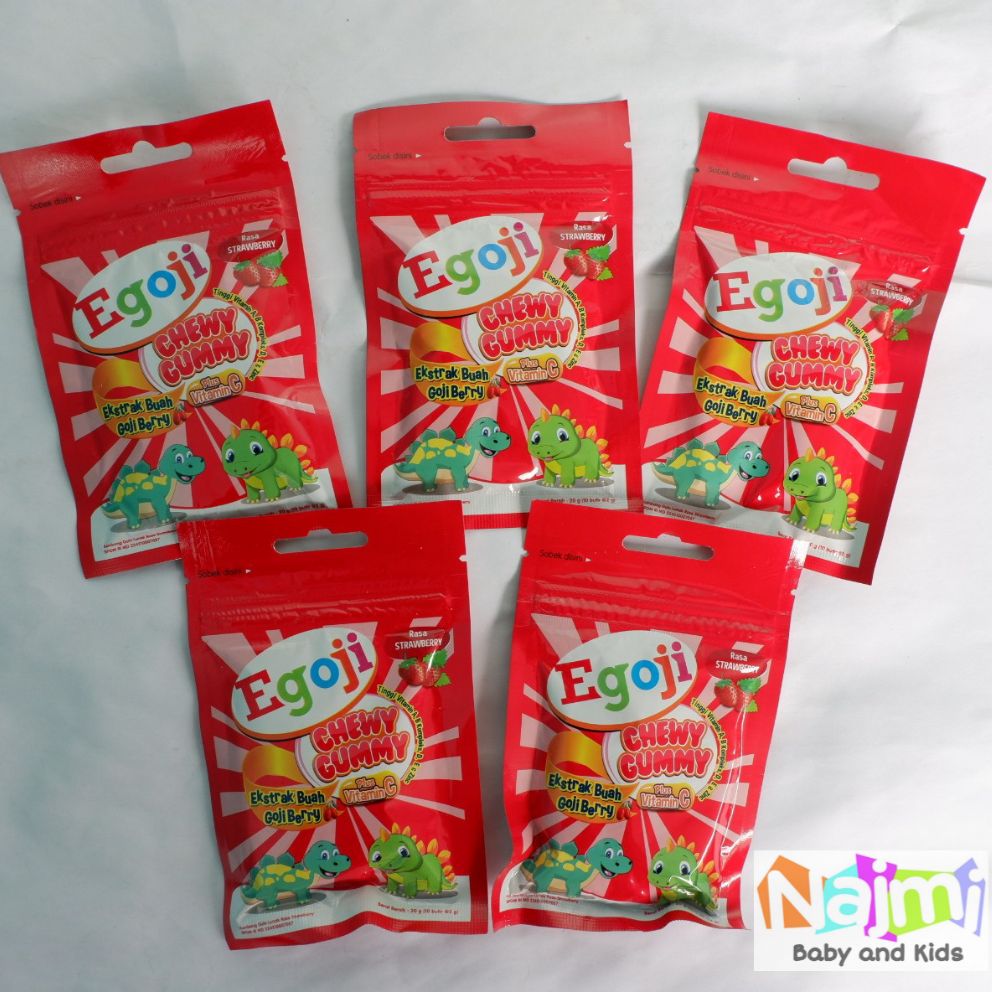 Egoji Chewy Gummy Multivitamin Anak Ekstrak Gojiberry (1 sachet ...