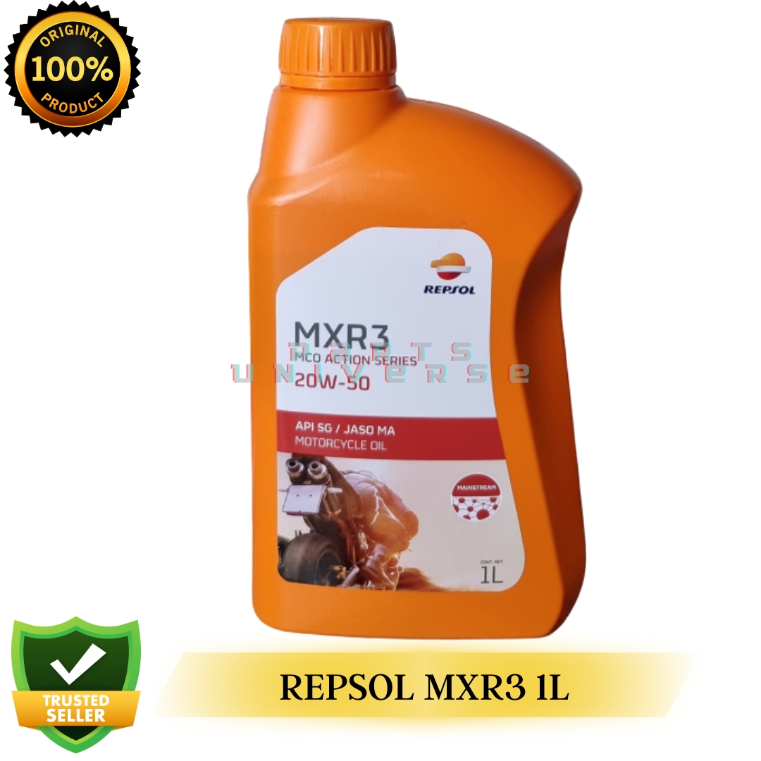 OLI REPSOL 4T MXR3 20W50 1 LITER ORIGINAL 100% | Lazada Indonesia