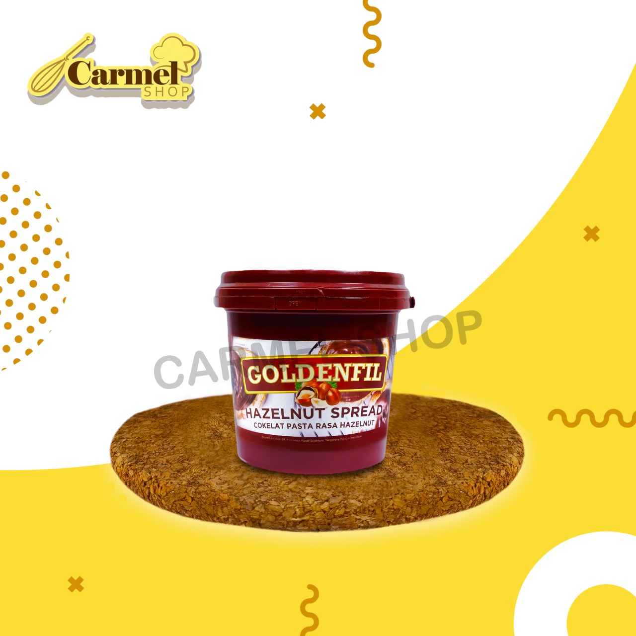 Carmelbahankue - Goldenfil Hazelnut Spread 1kg / Selai Hazelnut TANPA ...