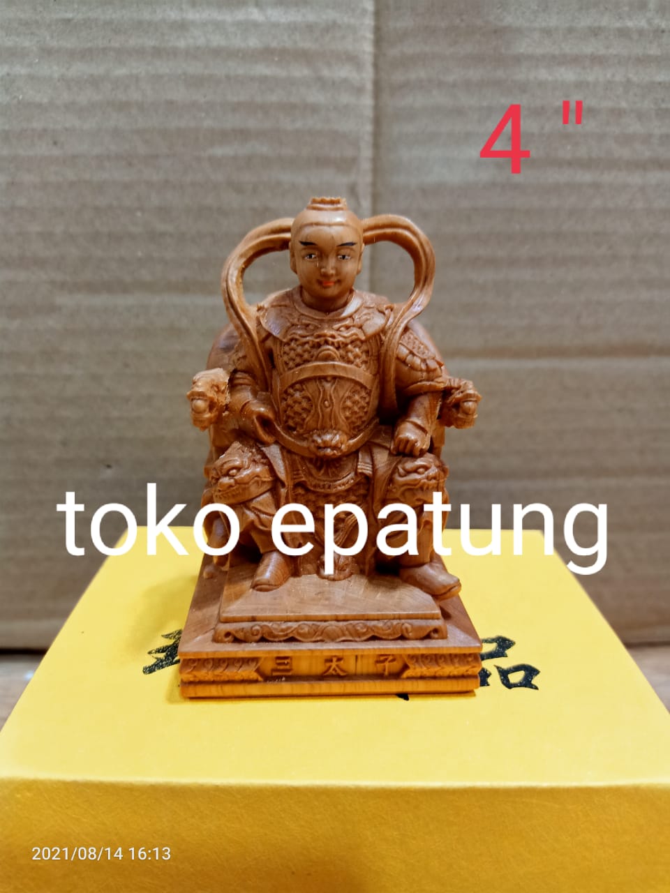 patung dewa naca / locia / nacha duduk - kayu - 4 inch | Lazada Indonesia