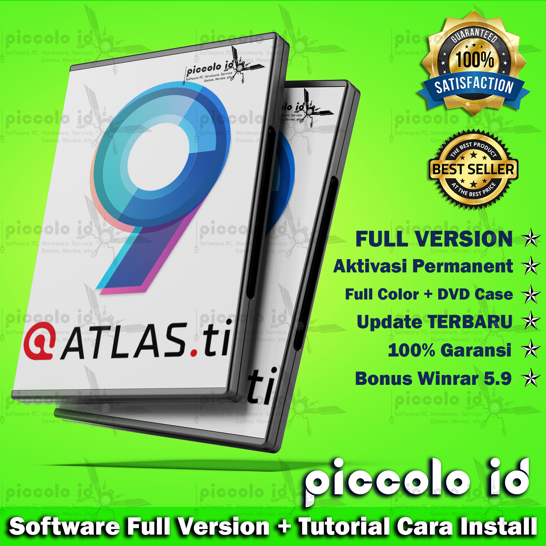 ATLAS.TI 9 v9.1.3.0 Commercial full version Software Analisa data Kualitatif Atlas Ti | Lazada ...