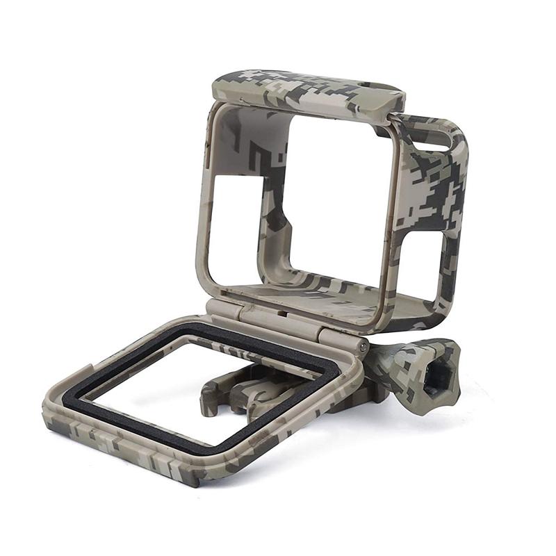 Shoot Camouflage Gray Protective Frame Mount Stand Housing Case for ...