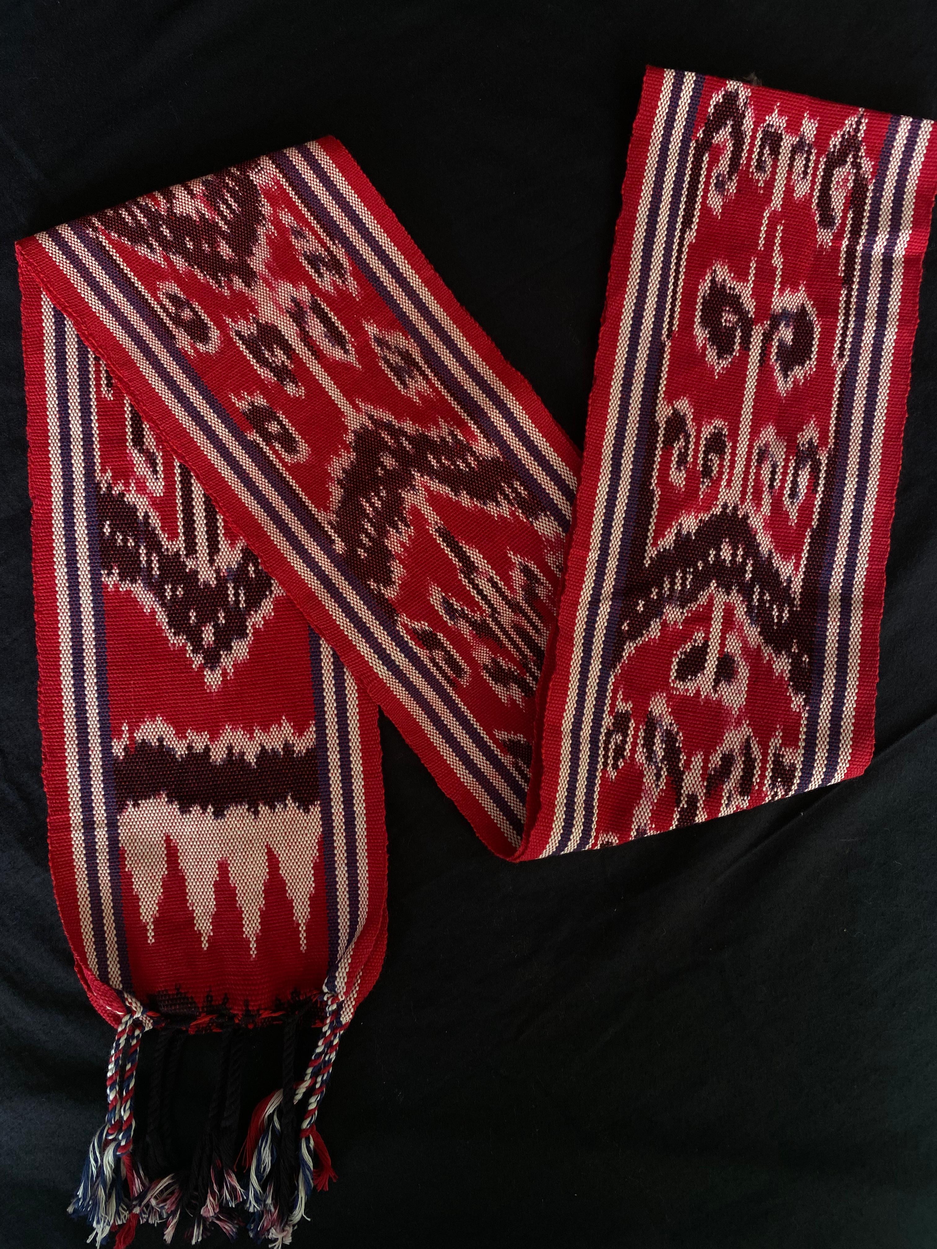 TENUN Syal Dayak Kalimantan Cumi | Lazada Indonesia