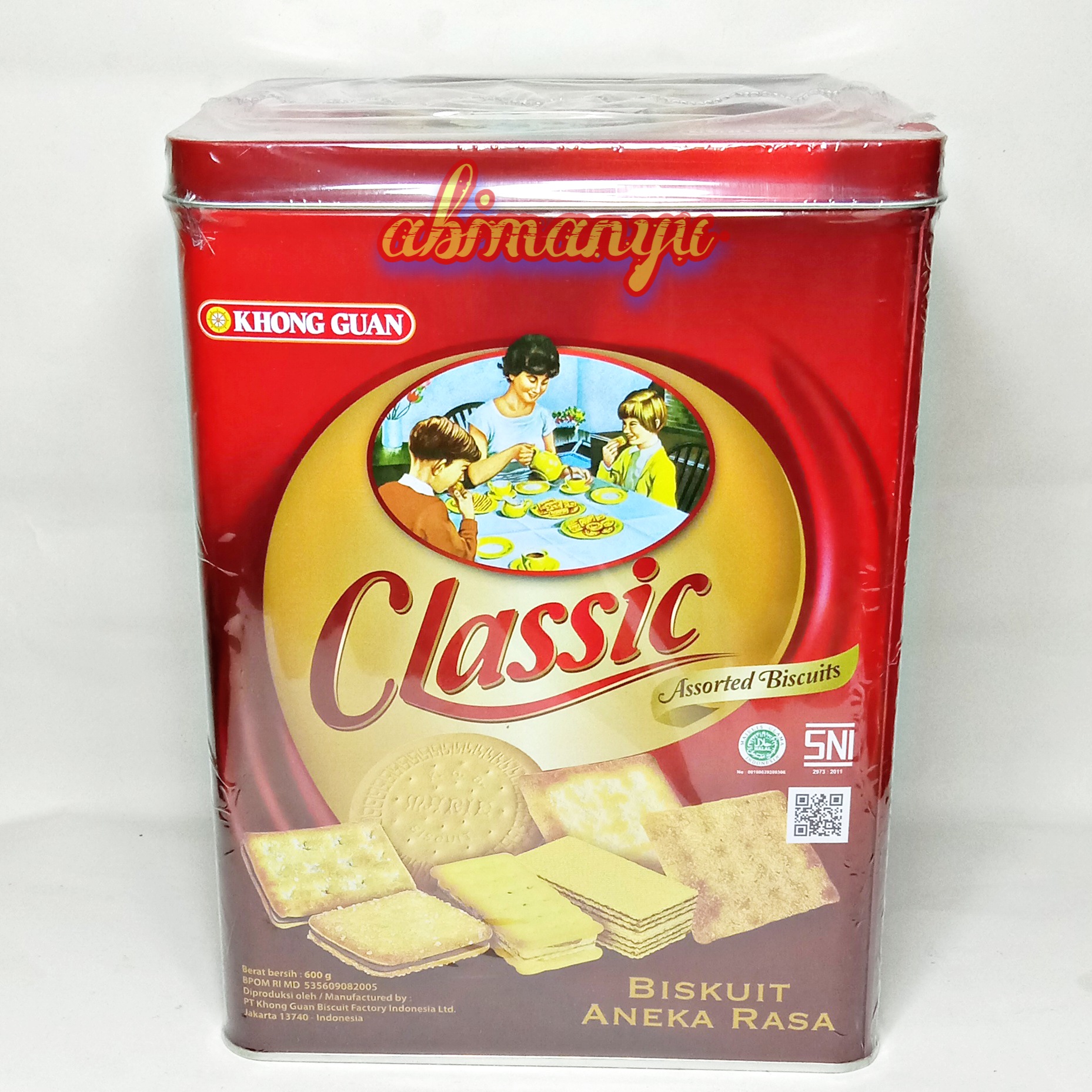 biskuit khong guan kaleng classic assorted biscuits 600 gr | Lazada ...