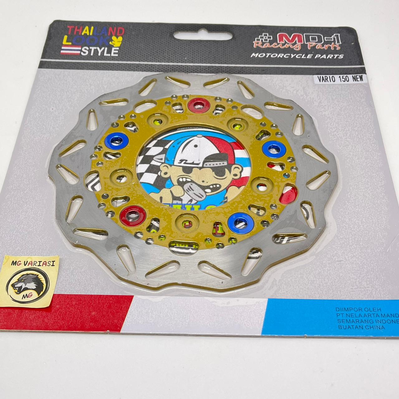 Piringan cakram depan variasi Vario 150 New ukuran standar lubang Baut ...