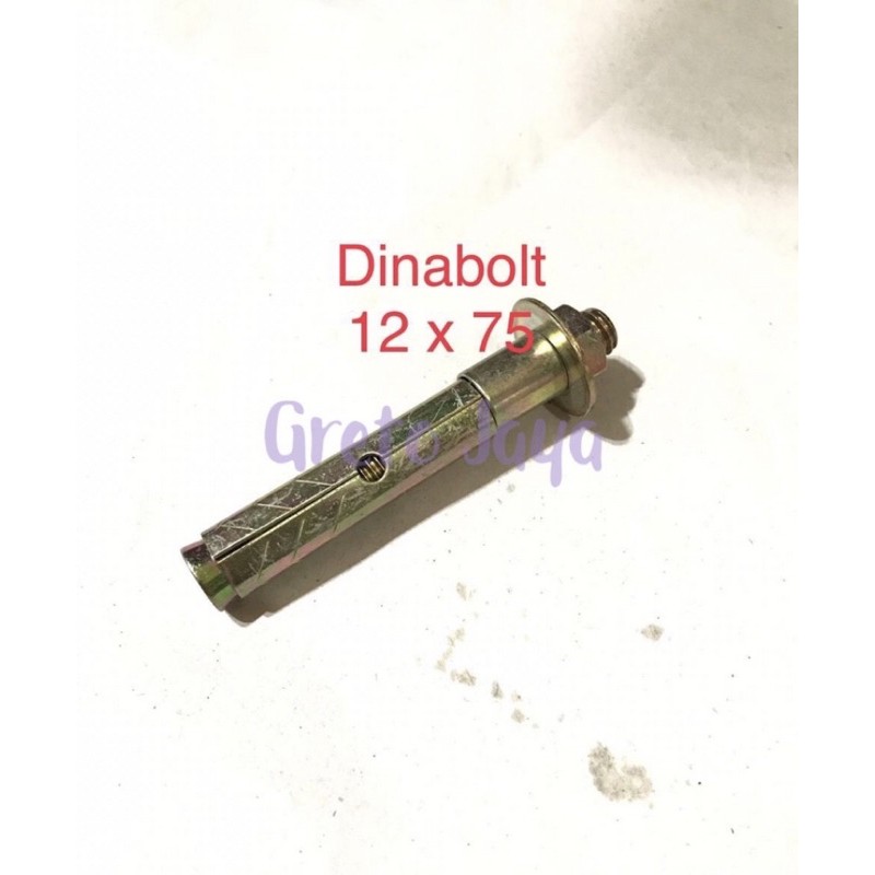 ( 12 x 75 ) Baut Beton Dinabolt Dinabol M 12 Dynabolt Tanem 12x75 ...