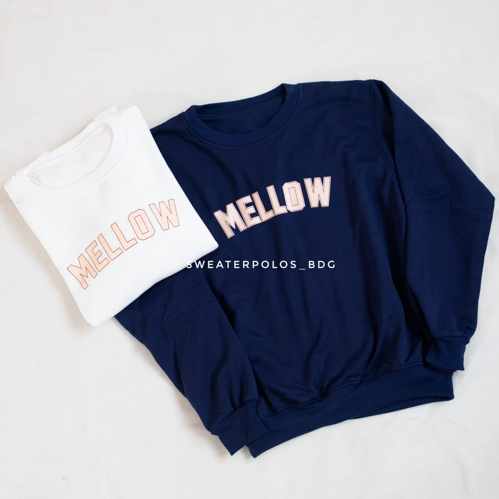 SWEATERPOLOSBDG Basic Sweater Mellow (Sablon) | Lazada Indonesia